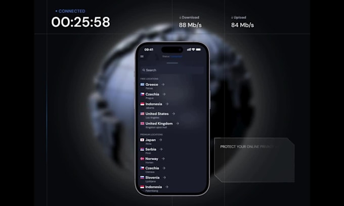 Vpn app ios app android app openvpn admob ads admin panel firebase figma to app by Fluttermary ...