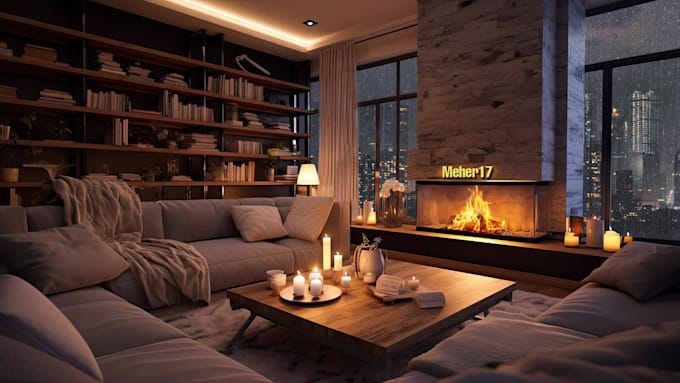 Make cozy rain ambient video with natural sound,relaxing rain video by ...