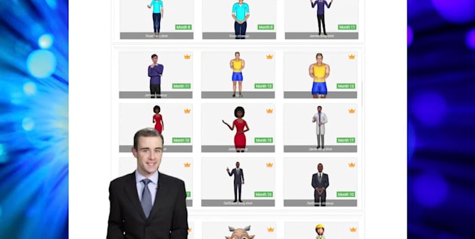 Avatar en código html listo para tu sitio en 2d, 3d o humano by ...