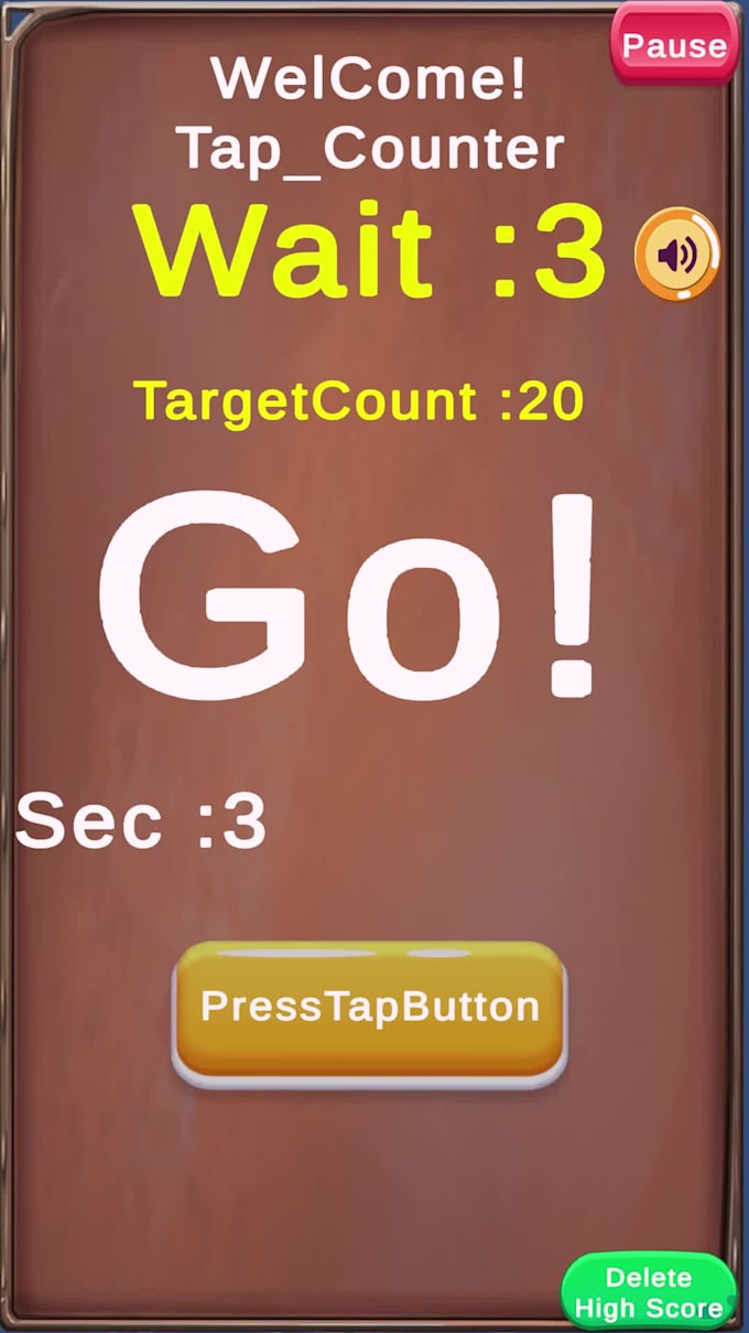 Make the tap counter unity project by Slambadshah | Fiverr