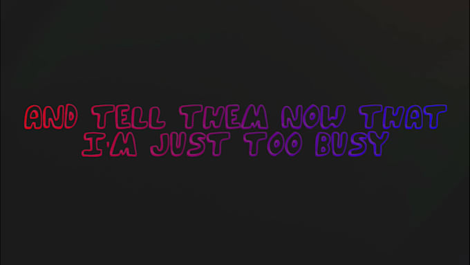 Make visual and animated lyrics music videos by Virgos_art | Fiverr