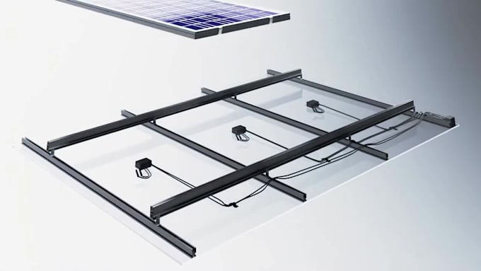 Do 3d solar animation, 3d solar rendering, 3d solar pv, 3d solar model ...