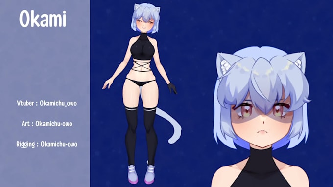Rig your live2d model by Okamichu_owo | Fiverr Rig your live2d model by Okamichu_owo | Fiverr