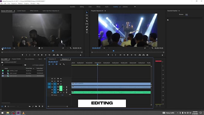 Edit multicamera video sequence by Gbest002 | Fiverr