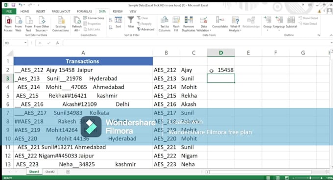 Do data cleaning and formatting data entry etc by Sidarvikash750 | Fiverr