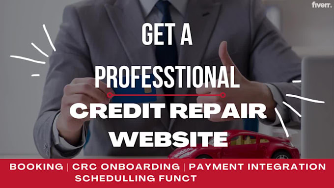 Build a credit repair website or landing page for leads by Tech_ven ...