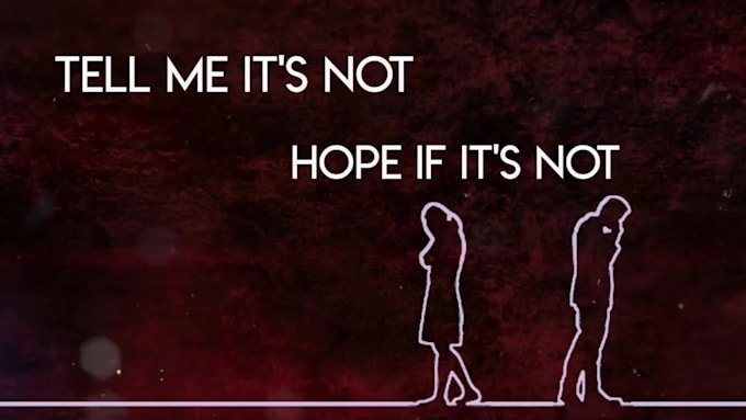 Create a dashing animated lyric video for your song by Urwa_65 | Fiverr