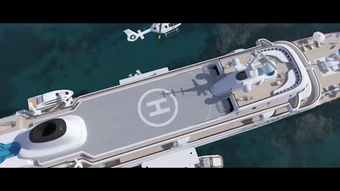 Create realistic 3d boat modeling, 3d ship design, cgi yacht design 3d ...