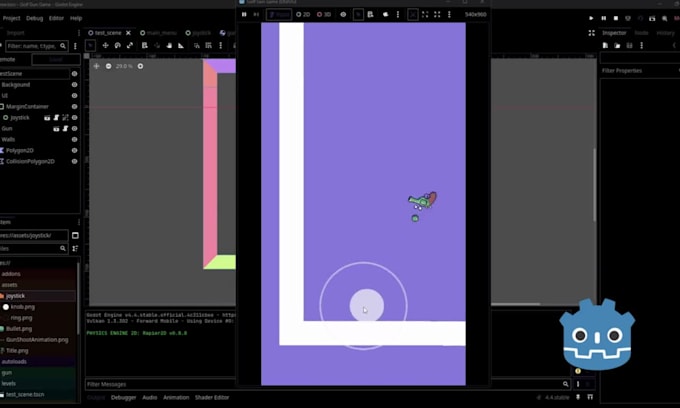 Create your 2d game in godot game engine by Zemy__ | Fiverr