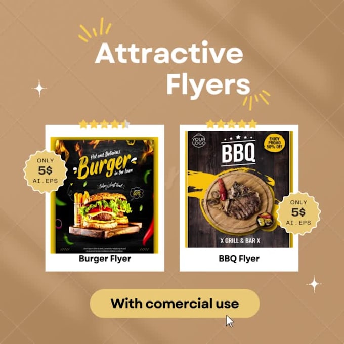 Design attractive food menu, restaurant menu, flyer, poster and menu ...