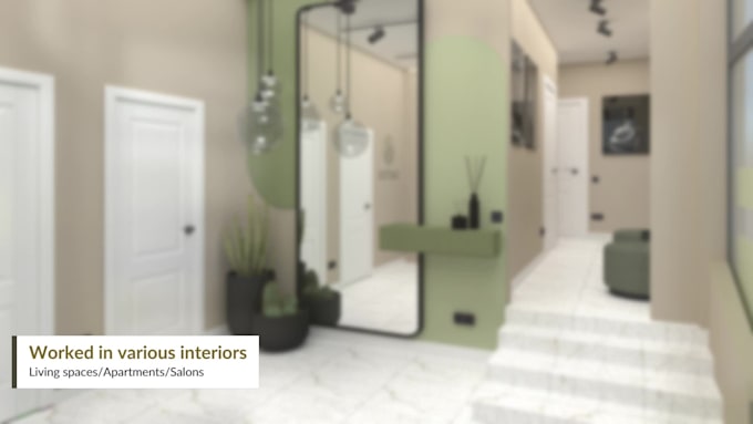 Create realistic 3d interior modeling and rendering by Anastasia_3dvis | Fiverr