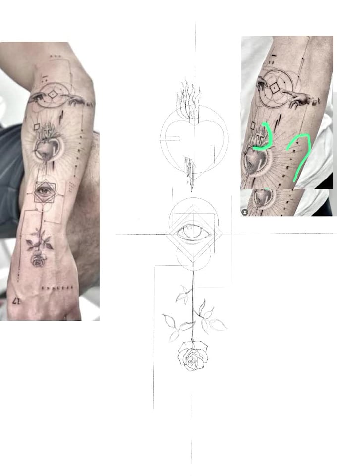 Edit tattoo design for you by Capleyn | Fiverr