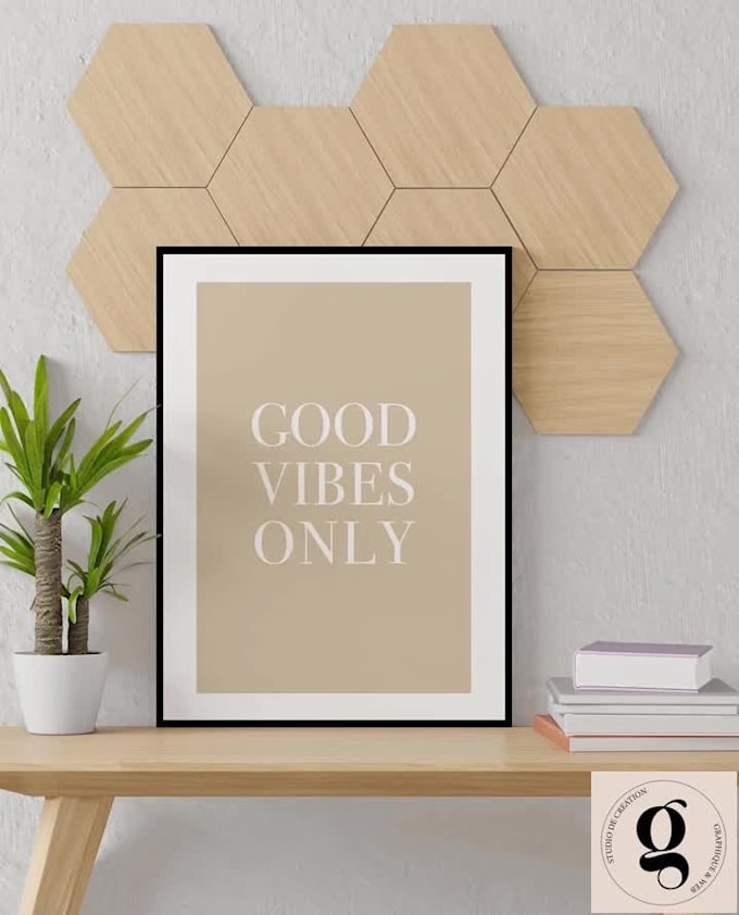Create awesome home decor frame mockup by Studiographiz | Fiverr