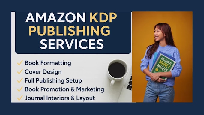 Publish on amazon kindle canva book formatting amazon kdp book publishing by O_enock | Fiverr