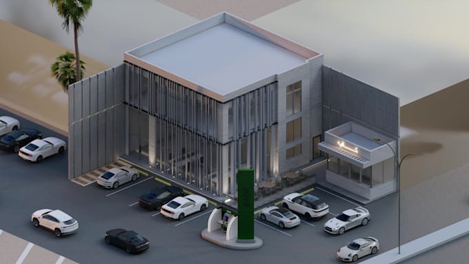 Do architecture 3d modelling and realistic rendering by Mohsen_alk | Fiverr