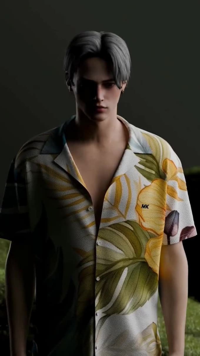 Do 3d fashion animation, 3d garment model, clo 3d, clothing render and ...