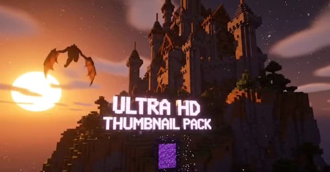 Create viral minecraft thumbnails to boost your views by Mashhadsyed ...