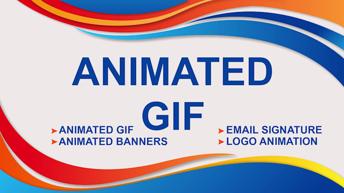 Do looped animated gif logo and banner animation, email signature gif ...