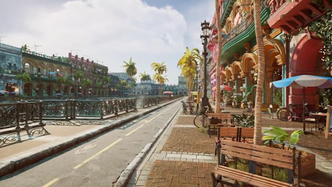 Design unreal engine environment game level design 3d map and scene in ue4 and 5 by Saberexit ...