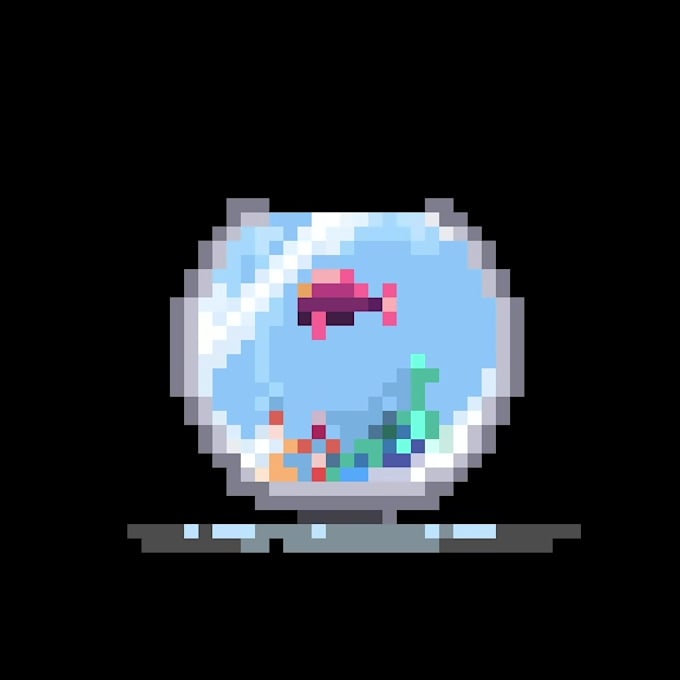 Make pixel art logo animation by Dammput | Fiverr