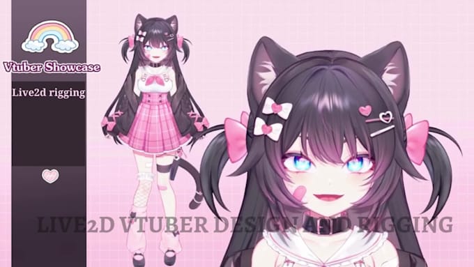 Modelo y plataforma de comisión vtuber, vtuber twitch y modelo live2d ...