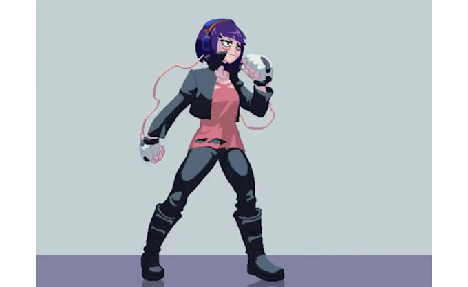 2d pixel art animation pixel game art 2d spritesheet character design ...