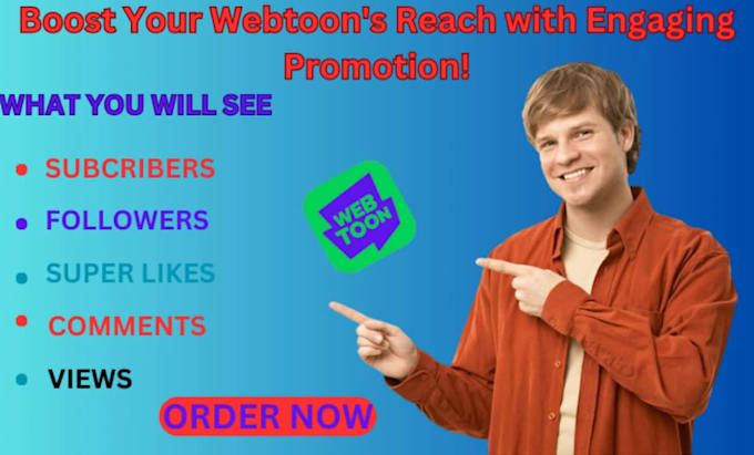 Promote your webtoon comics tapas manga to increase visibility by ...