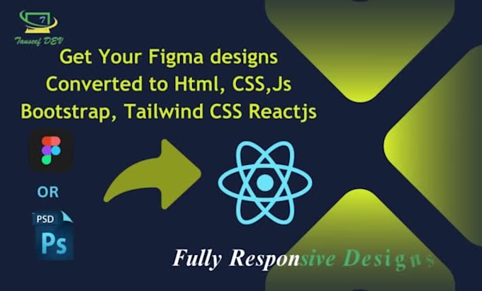 Frontend Web Developer Using Html Css Bootstrap React Js By Tauseefdev98 Fiverr
