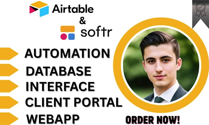 Build Airtable Airtable Automation Client Portal Softr Webapp And Integration By Almahir000