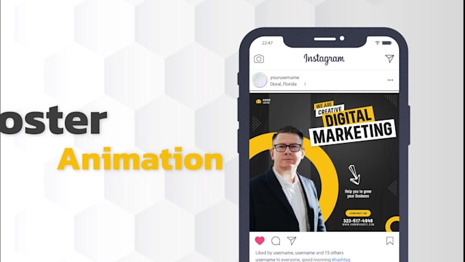Social media poster animation design for event and industry by ...