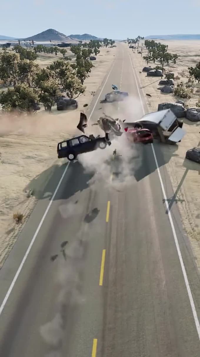 Cinematic 3d car crash 3d car animation accident animation car crash ...