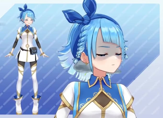 Draw and rig live2d vtuber modl, 2d vtuber rigging, 2d vtuber avatar ...