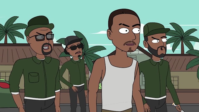Make a cool 2d cartoon animation video by Alien_design | Fiverr