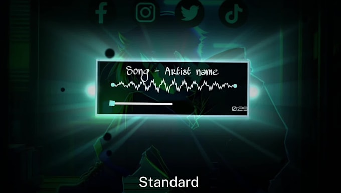 Create music visualizer or audio spectrum by Kyorix | Fiverr