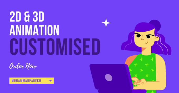 Make an amazing 3d and 2d custom intro logo animation by Muhammadparek ...