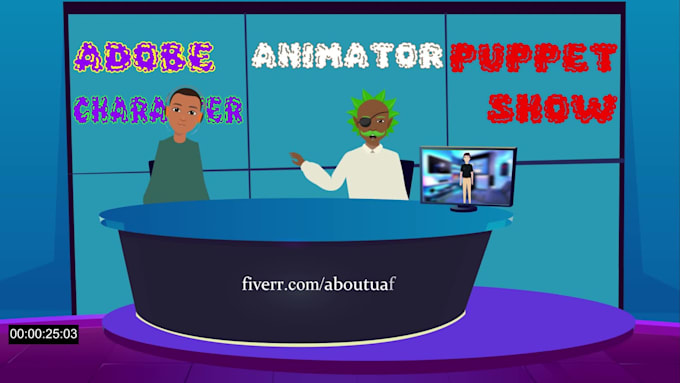 Create adobe character animator puppet by Aboutuaf | Fiverr