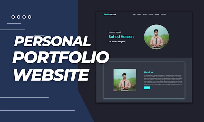 Creative personal portfolio website using wordpress elementor pro by ...
