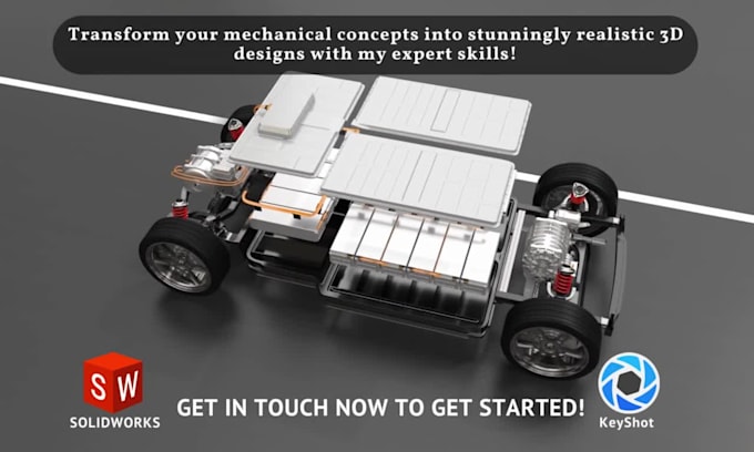 Create mechanical designs, 3d cad models, and realistic renderings by ...