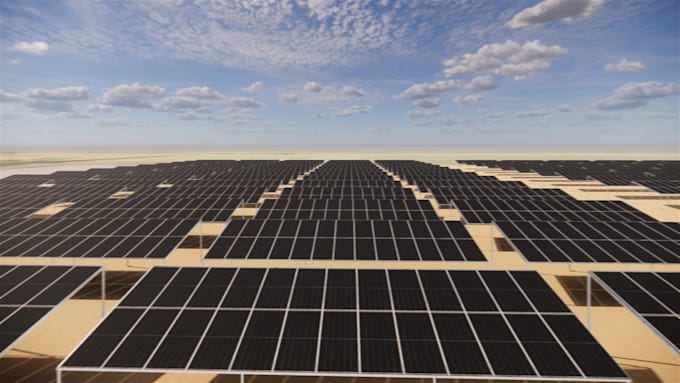 Do 3d rendering and walk through video of solar project by Harris_09 ...