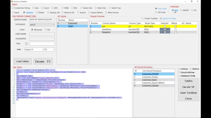 Sell you the sql code generator by Marwansowan | Fiverr