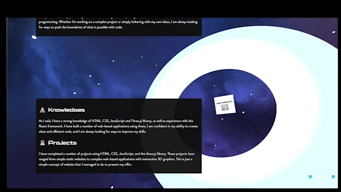 Build you an interactive javascript website with three js library by ... Build you an interactive javascript website with three js library by ...