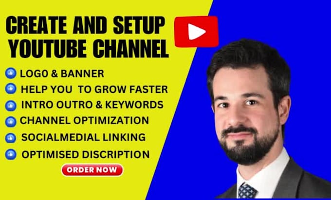 Create and setup youtube channel by Perfect5_pro | Fiverr