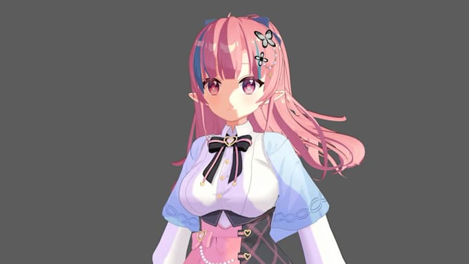 Modeling your anime character into 3d by Alieenzhou | Fiverr