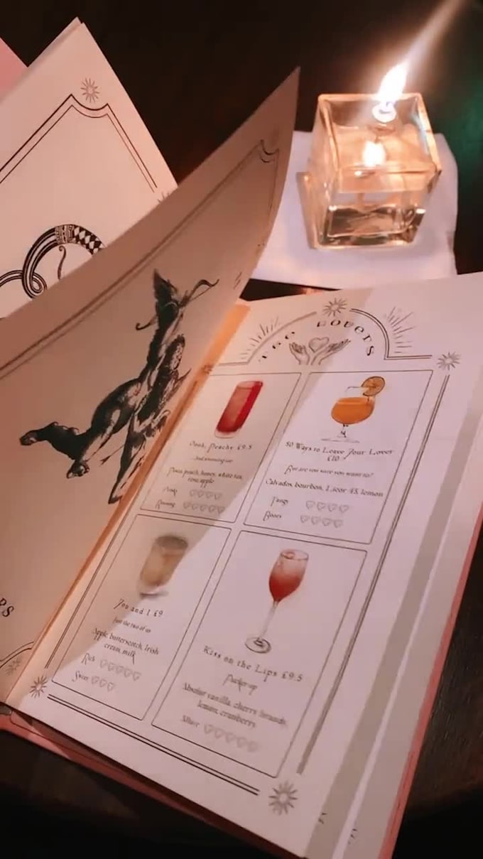 Deign a unique, customised cocktail bar and restaurant menu by Juliet ...
