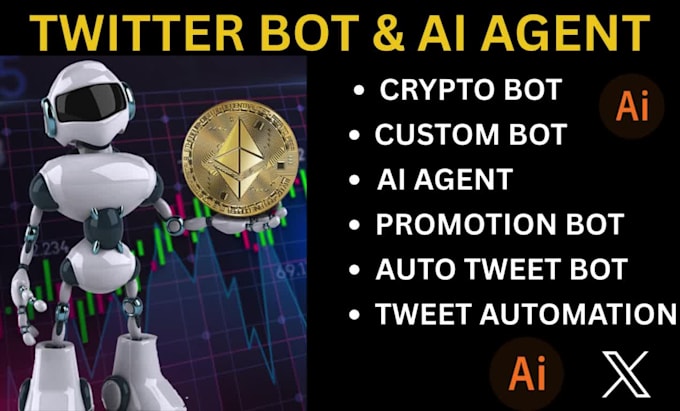 Build custom twitter bot ai agent openai chatgpt grok api by John_stev323 | Fiverr