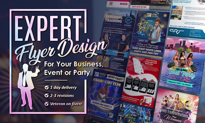 Design a static or animated flyer for event, business, party by ...