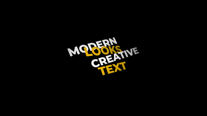Create custom kinetic typography animated video by Artis_ai | Fiverr