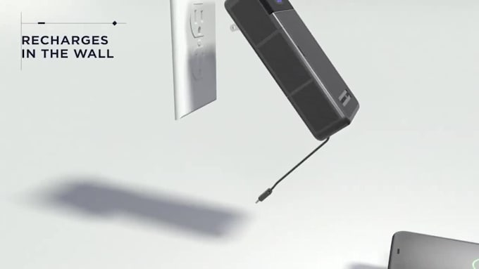 3d power bank animation laptop phone animation gadget animation ev ...