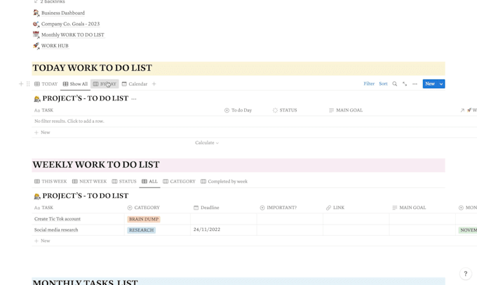 Build all in one notion workspace for you by Mariagawor | Fiverr
