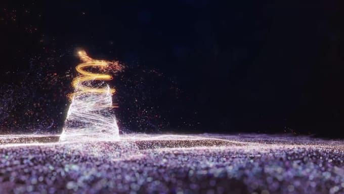 Put your logo text in christmas tree intro animation video by Encluster ...